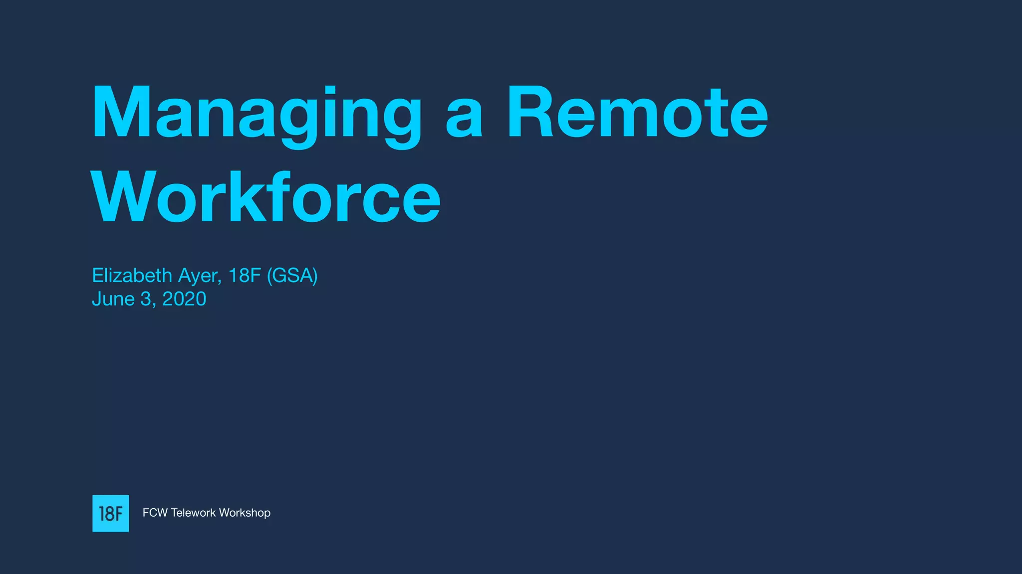 Managing Remote Teams | PPT