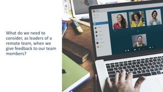 Managing Remote Teams Victoria Roos-Olsson of Franklin Covey. | PPT