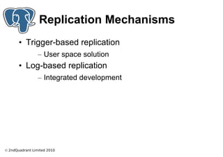 Managing replication of PostgreSQL (Simon Riggs) | PDF