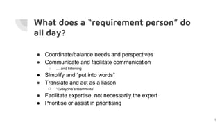 A friendly guide to requirements management | PPT