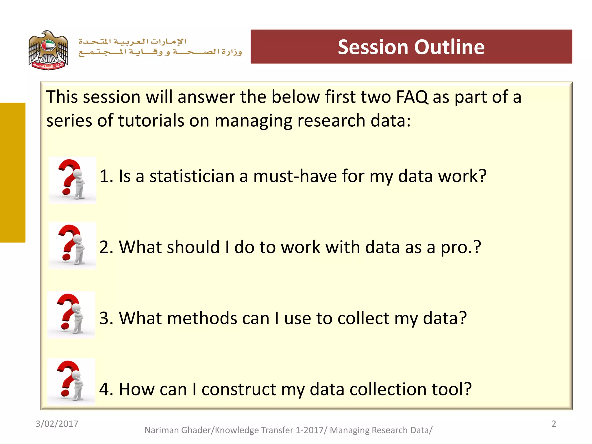 Managing research data (1) (02 03-2017) | PDF
