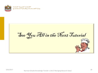 Managing research data (1) (02 03-2017) | PDF