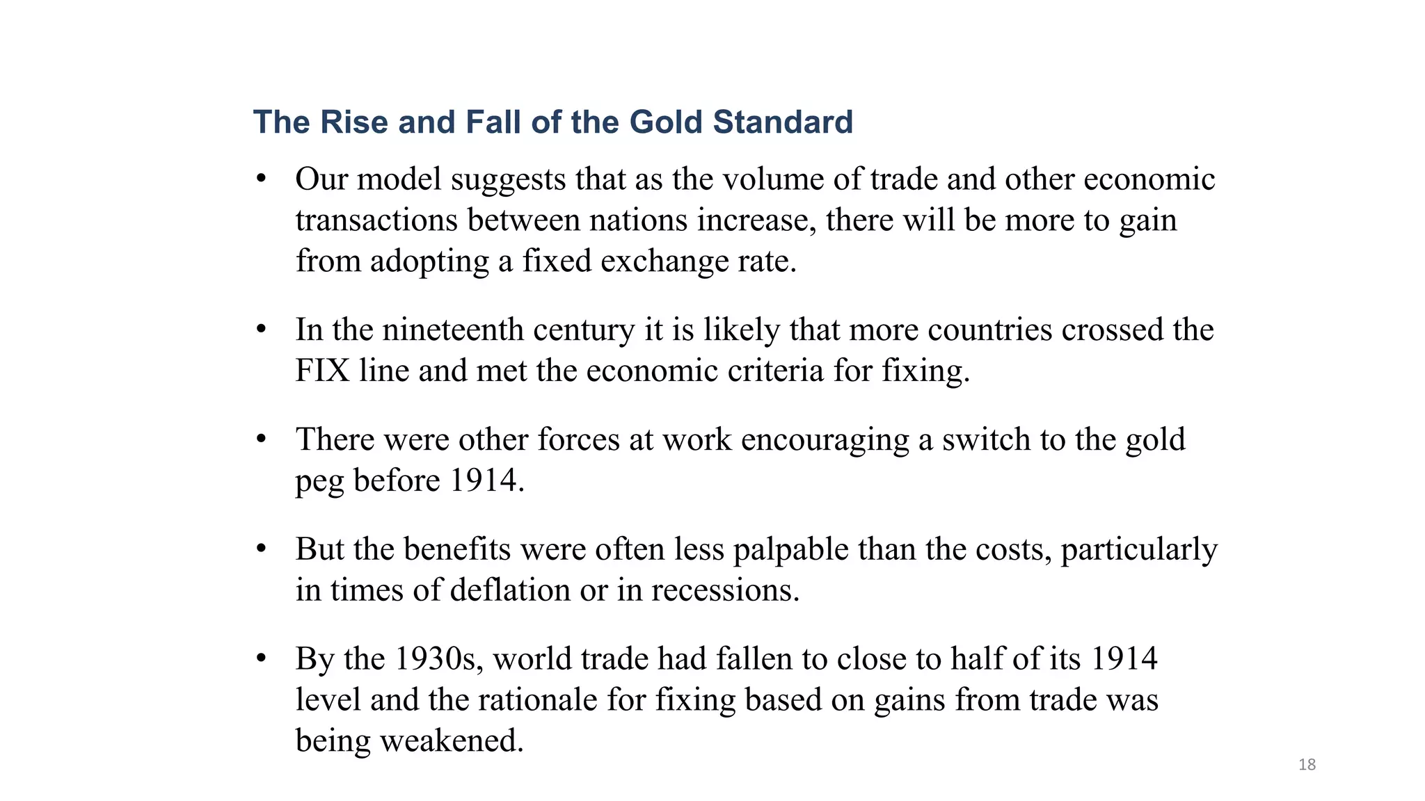 Managing reserves, the gold standard, and history | PDF