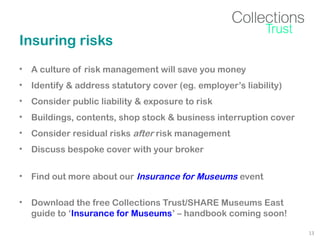 Managing Risk in your Museum | PPT