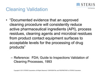 Managing risk in cleaning validation | PDF