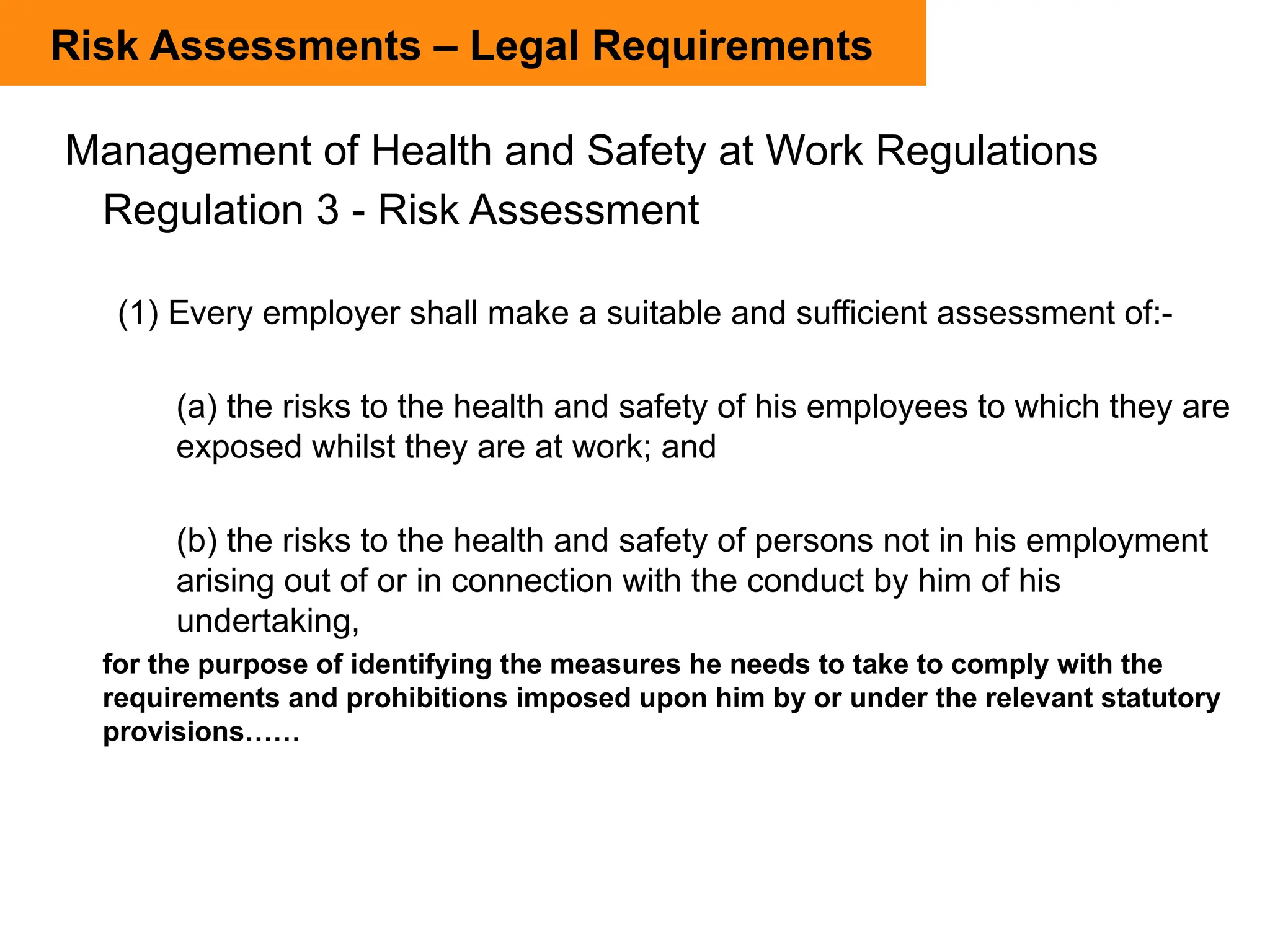 Managing Risks by Preventing Harm in the workplace because of safety | PPTX