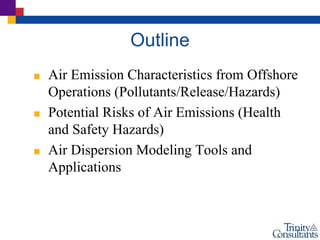 Managing Risks Utilizing Air Dispersion Modeling for Offshore ...