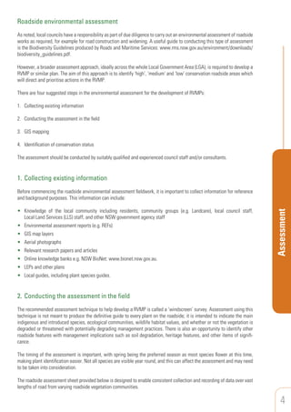 Guide: Managing roadside environments 1 - Assessment | PDF