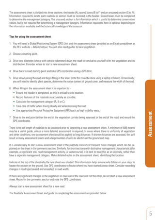 Guide: Managing roadside environments 1 - Assessment | PDF
