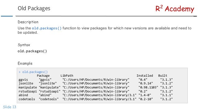 Create package r - losashared