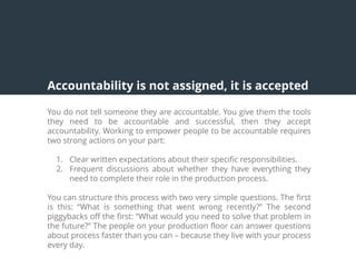 Managing Screen Printers, Part 1: Accountability | PPT