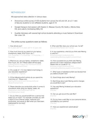 Managing Screen Time - The Student's Perspective | PDF