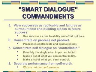 Managing self dialogue | PPT