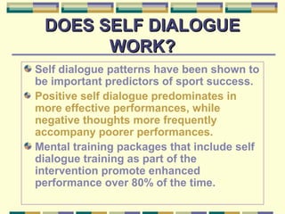 Managing self dialogue | PPT