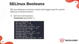 Managing SELinux Security - RHCSA (RH134).pdf