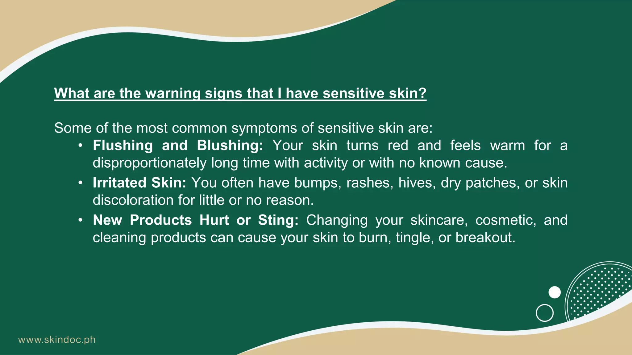 Managing sensitive skin | PDF