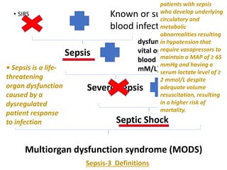 Managing sepsis and septic shock 1 | PPT