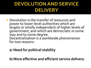 Managing service delivery | PPTX