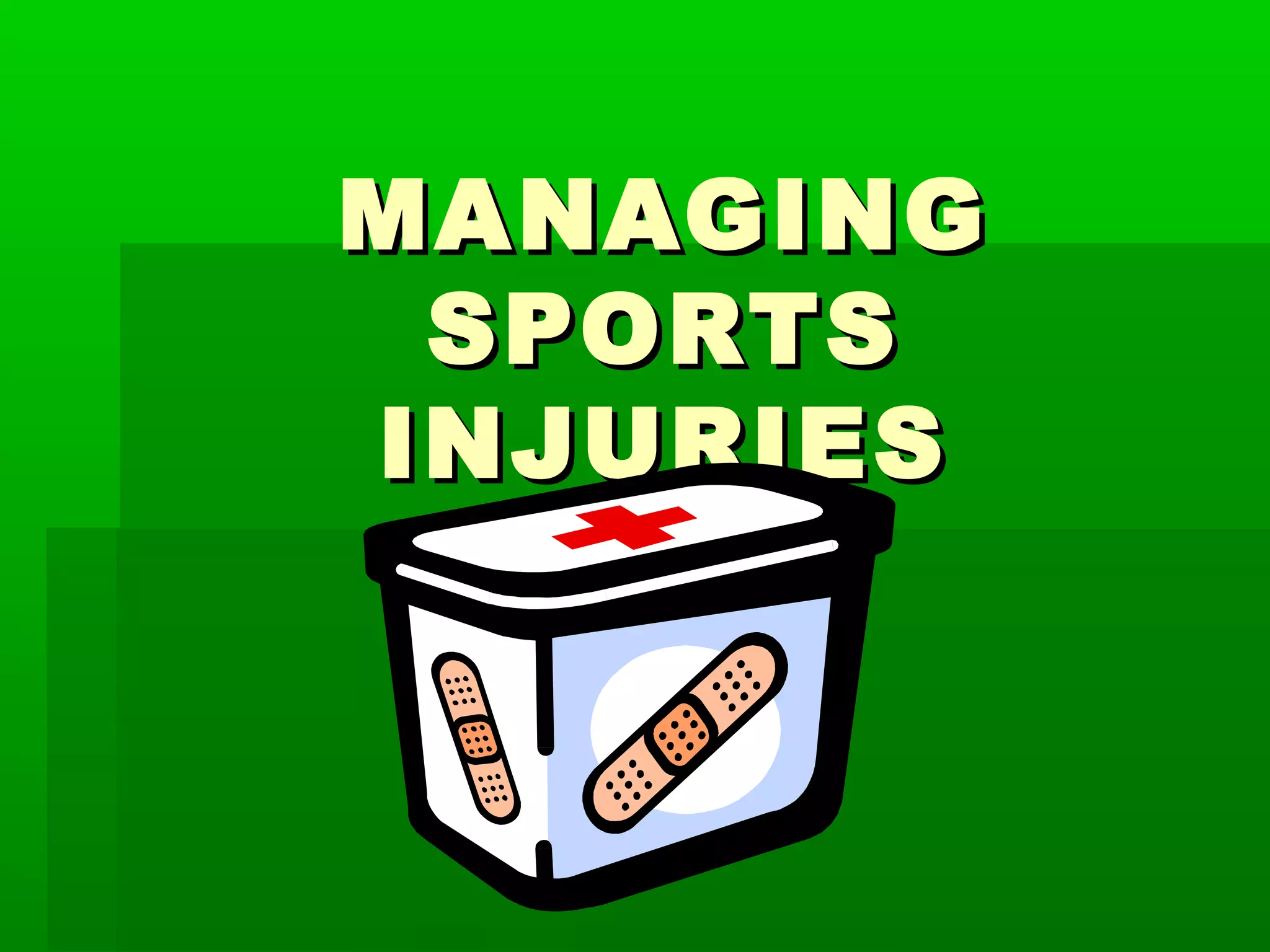 Managing sports injuries | PPT