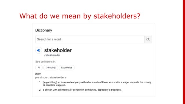 Managing stakeholders from the disengaged to the difficult | PPT