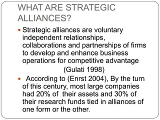 Managing strategic alliances and channel partners | PPTX