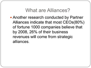 Managing strategic alliances and channel partners | PPTX