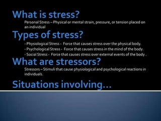 Managing Stress | PPTX