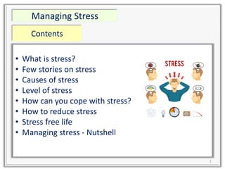 Managing stress | PPT