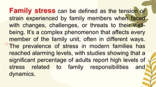 Managing Stress and Emotions: identifying Common Stressors faced by ...