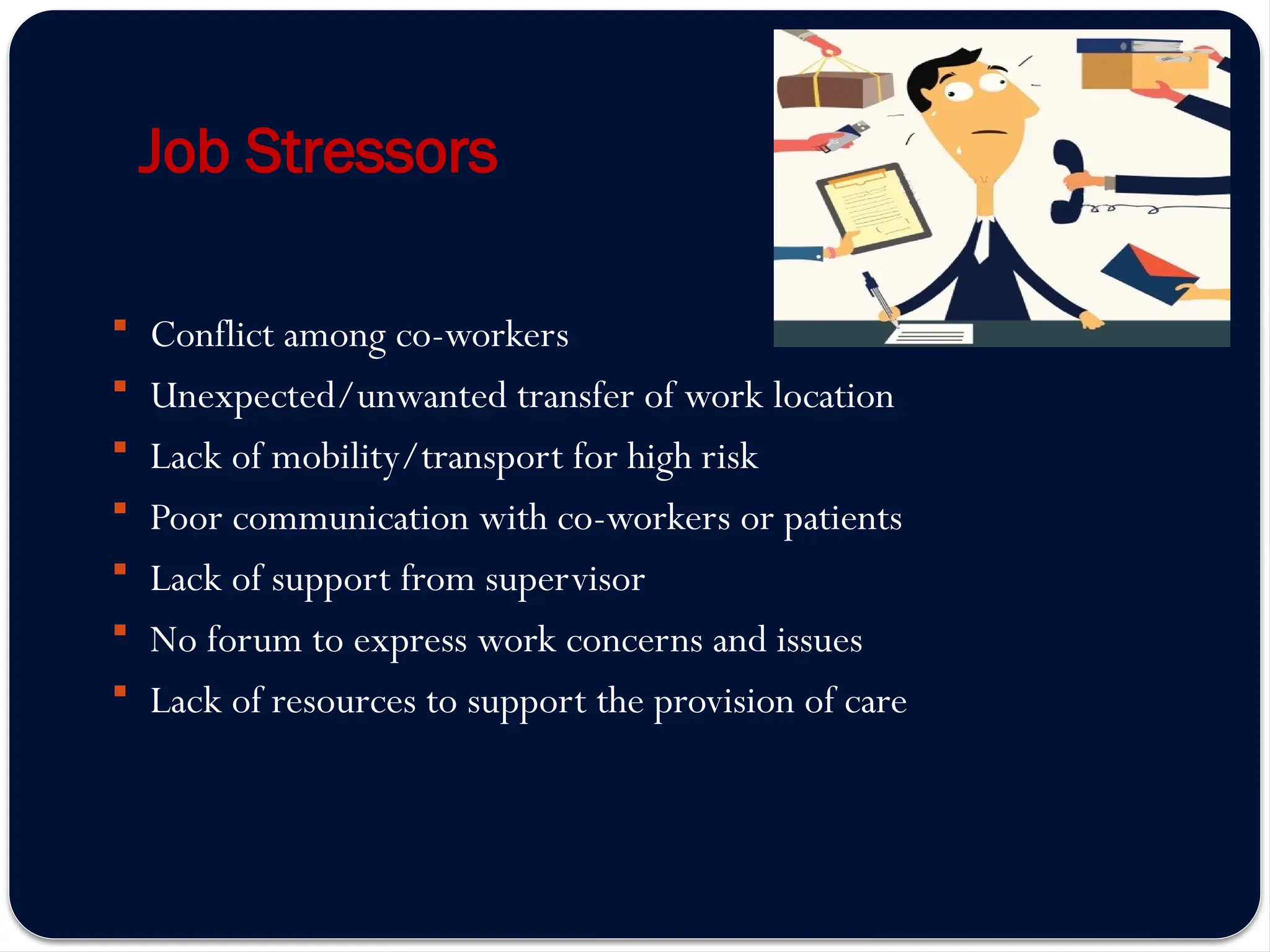Managing Stress At Work & Having Self Control | PPTX