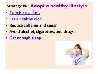 Managing Stress - How to reduce, prevent and Cope with stress ? | PPTX
