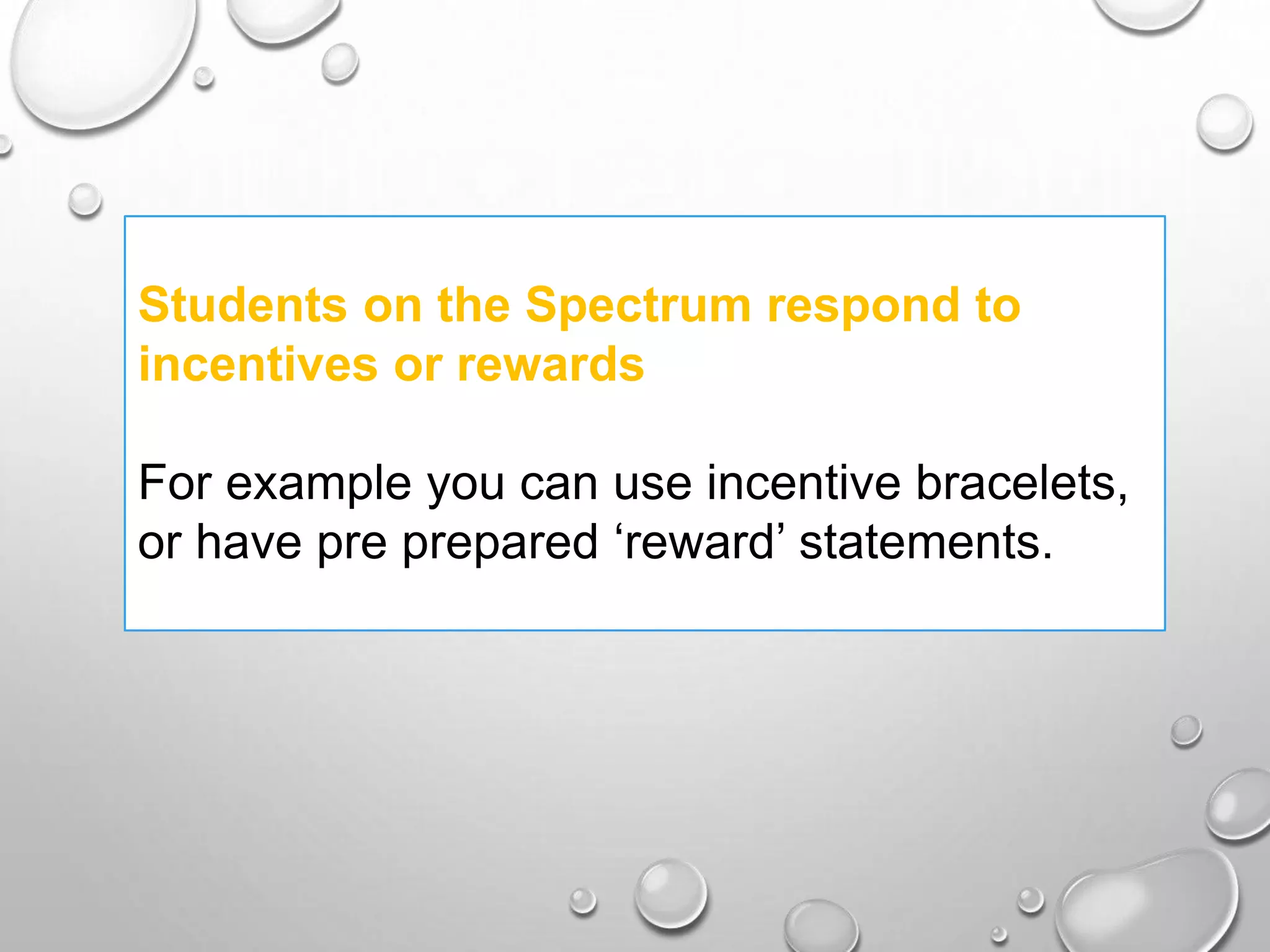 Managing Students with Autism - Strategies | PPTX
