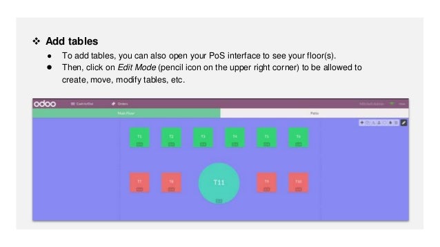 Managing Tables in Restaurants or Bars in Odoo 15 Point of Sale.pptx