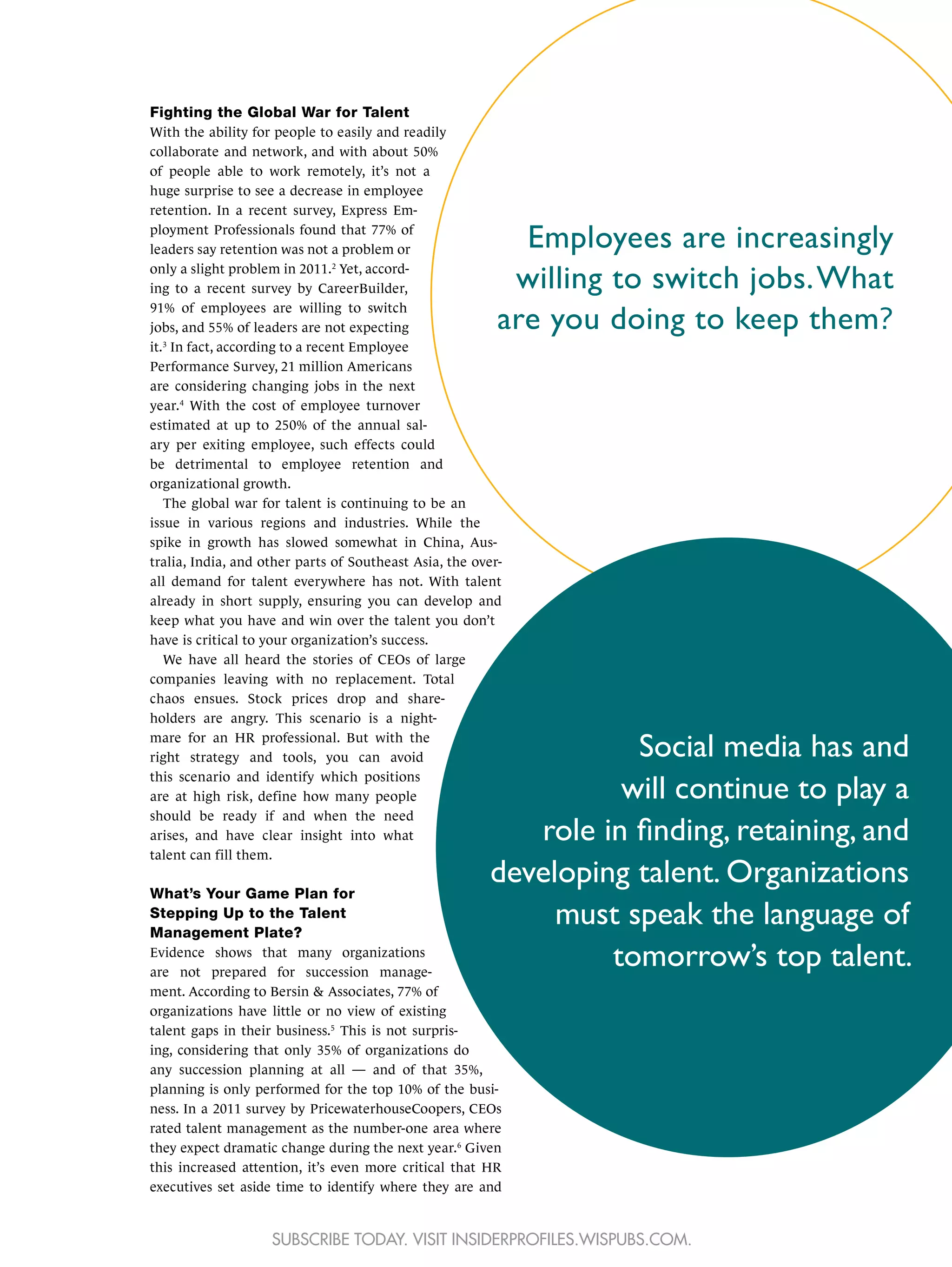 Managing Talent and Organizational Bench Strength: Are You Game-Ready ...