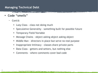 Managing Technical Debt | PDF
