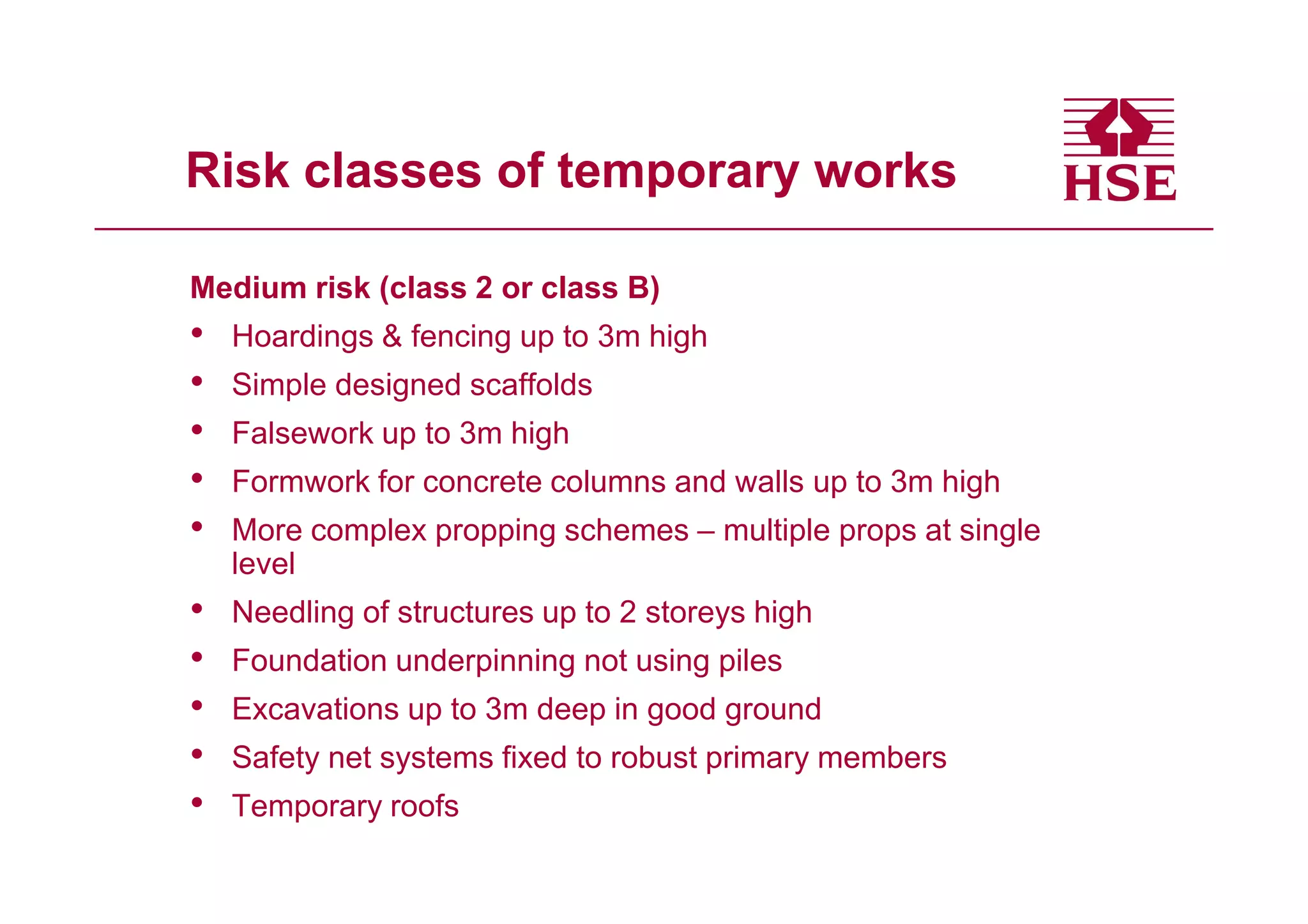 Managing Temporary Works - Andrea Robbins(HSE) | PDF