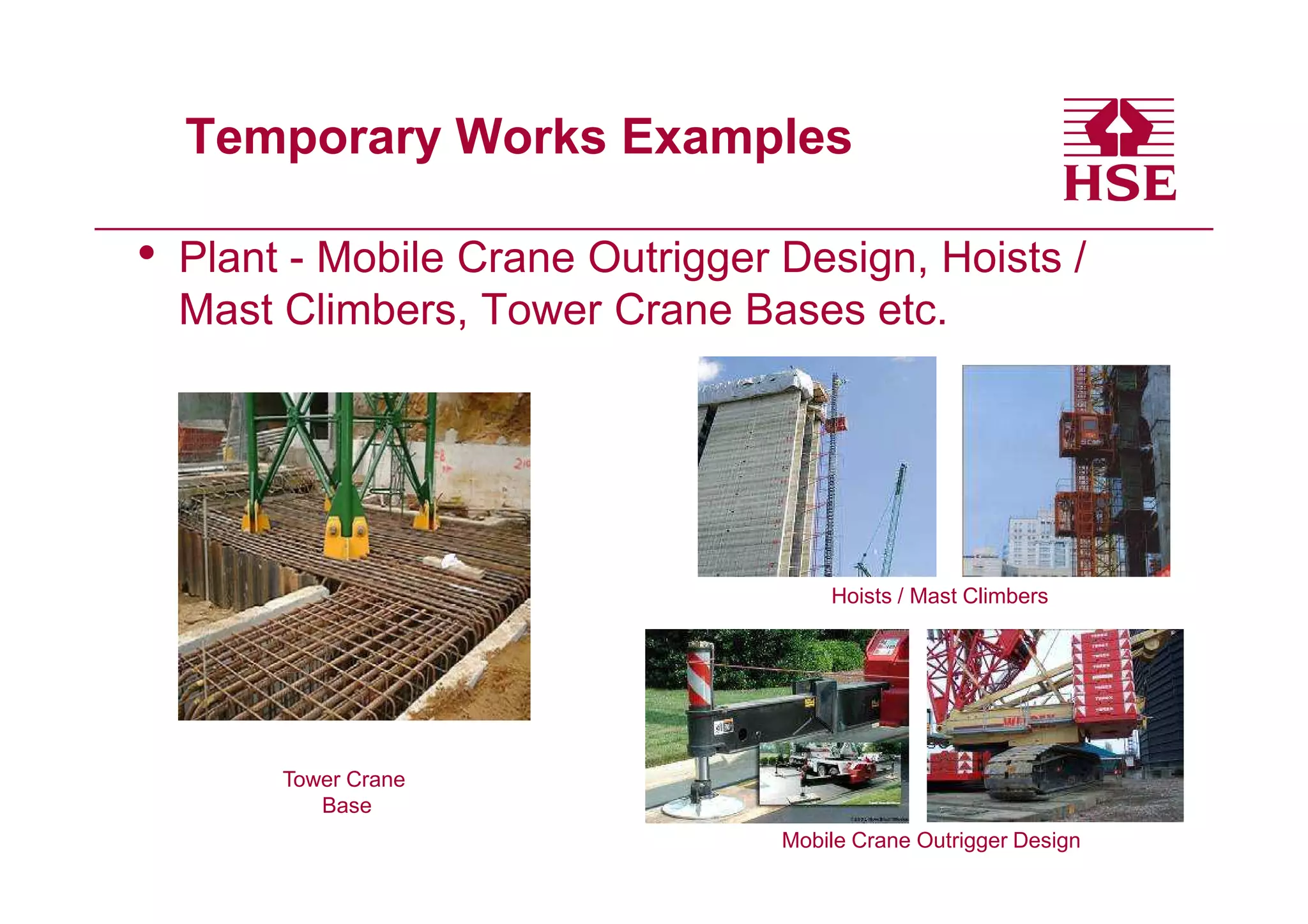Managing Temporary Works - Andrea Robbins(HSE) | PPT Managing Temporary Works - Andrea Robbins(HSE) | PPT