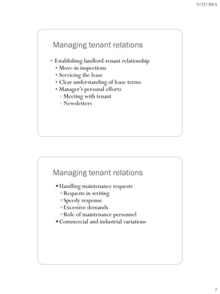 Tenant Relationship Management – PTPSJ