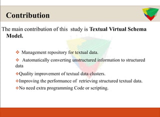 Managing textual data semantically in relational databases by wael ...
