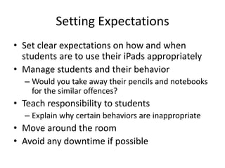 Managing the 1 to 1 Classroom | PPT