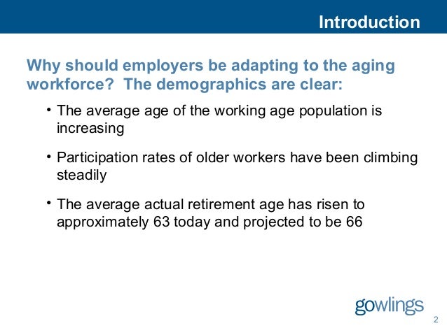 Managing the Aging Workforce