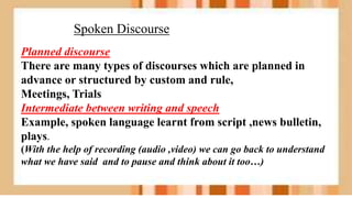 Managing the discourse by Muhmmad Anees Sattar | PPT