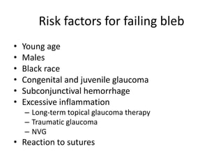 Managing the failing bleb | PPTX