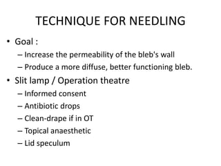 Managing the failing bleb | PPTX