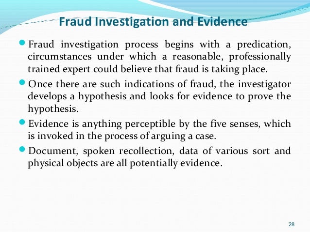 Managing the Risk of Fraud Investigation