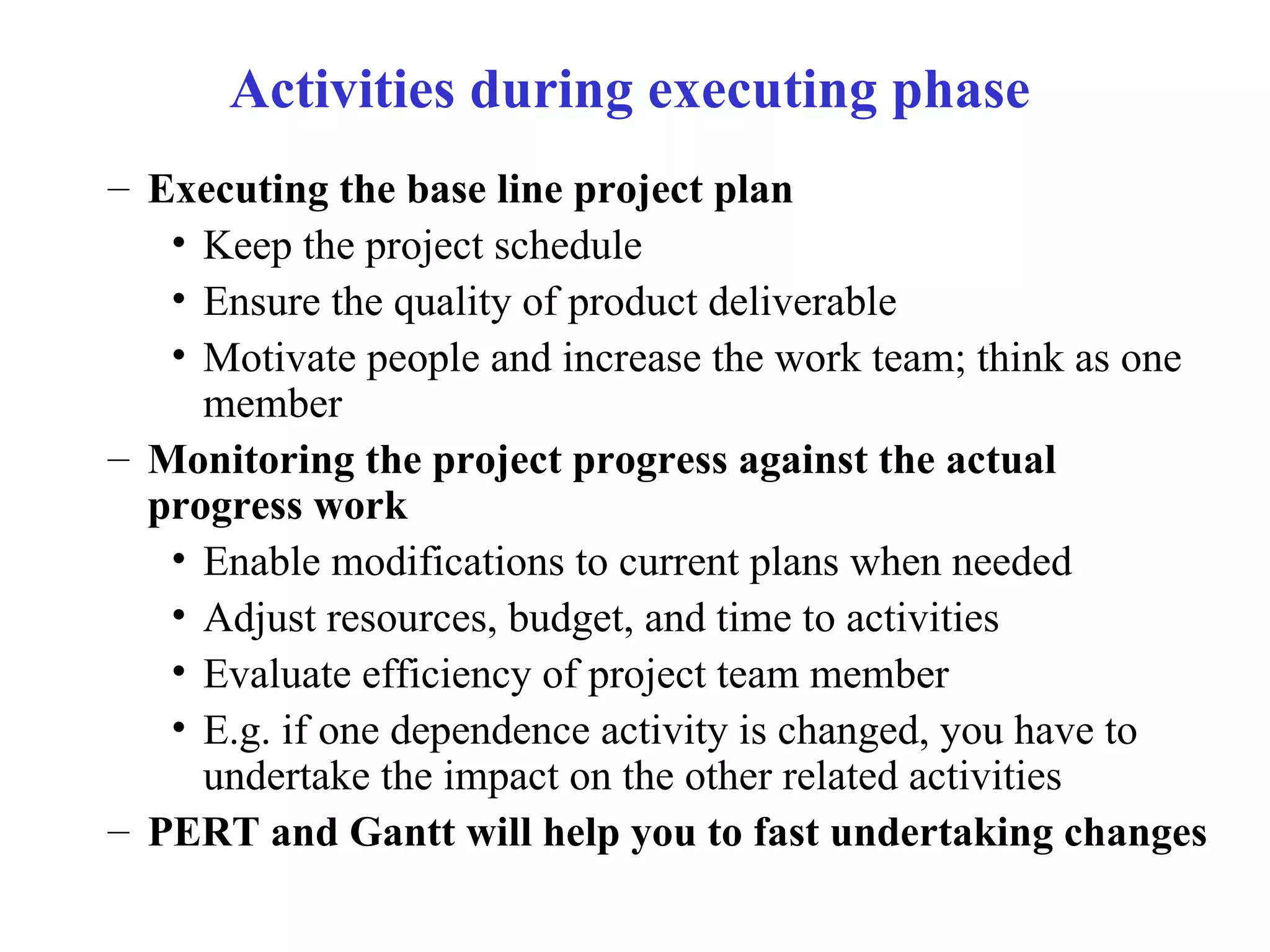 Managing the information system project | PPT