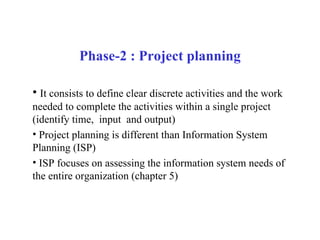 Managing the information system project | PPT