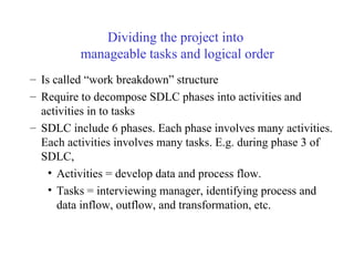 Managing the information system project | PPT