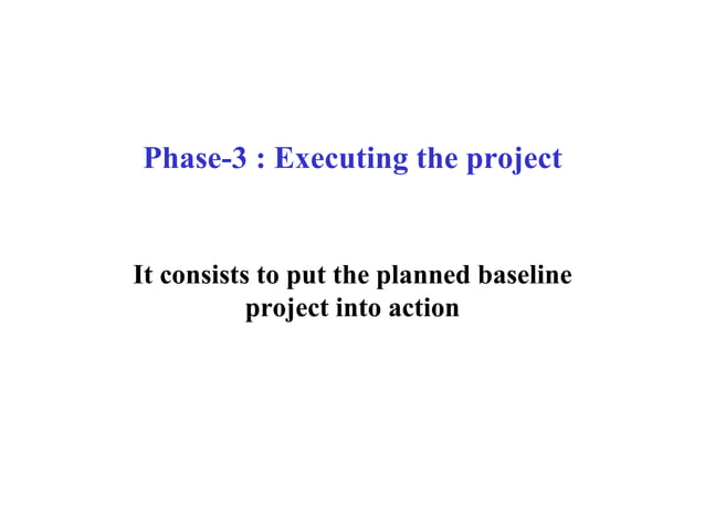 Managing the information system project | PPT | Business | Business and Finance