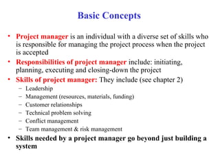 Managing the information system project | PPT